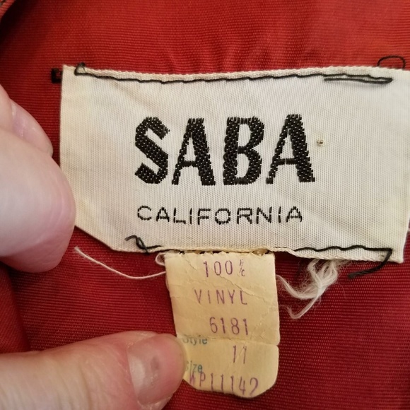 Vintage | Tops | Vintage Saba Top Vinyl Brown With Black Soutache T ...